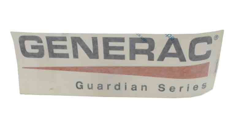 Generac Generator Part - 0H2160A - DECAL LOGO GUARDIAN SERIES 362 – Gen ...